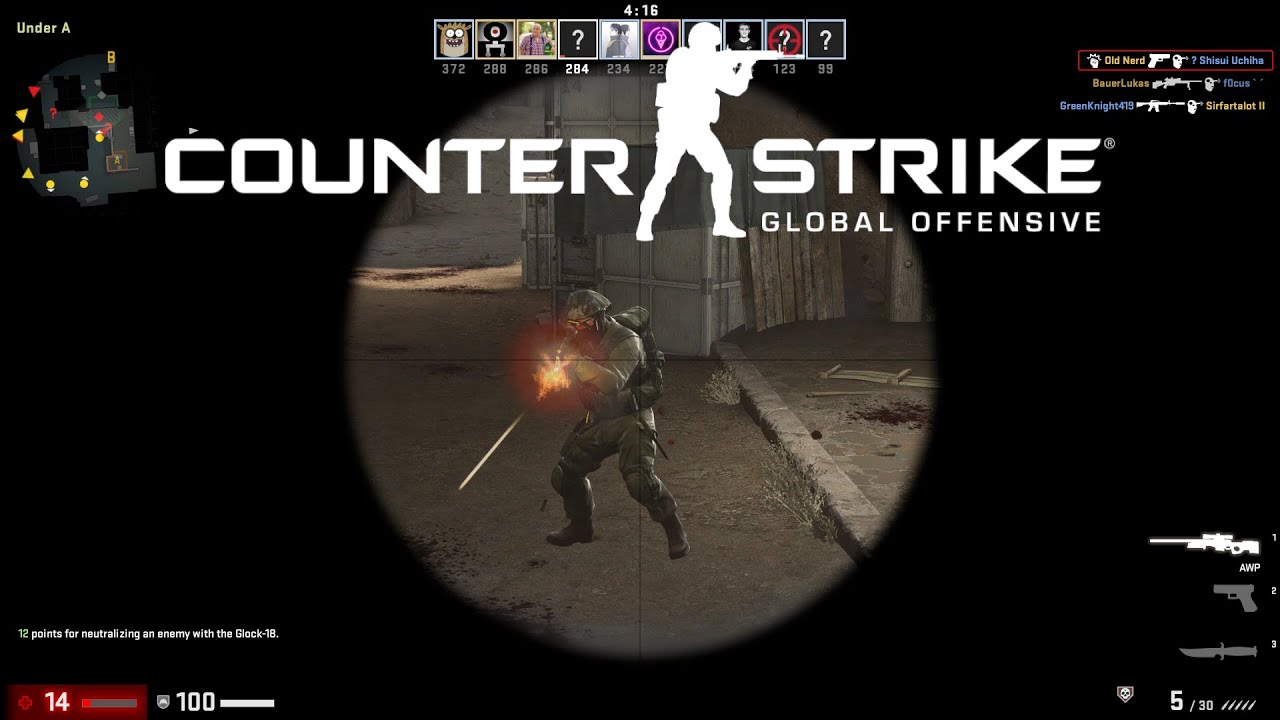 Counter Strike: GO - Deathmatch (Dust II) / PC Gameplay - YouTube