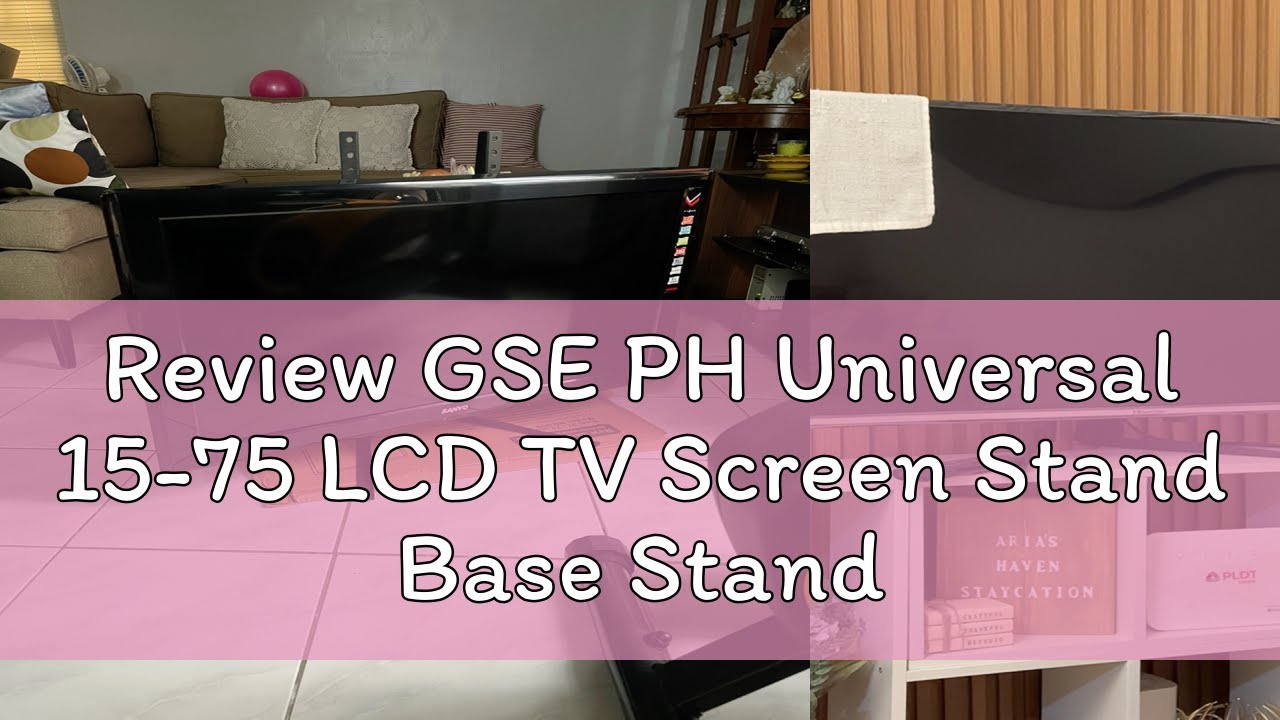 Review GSE PH Universal 15-75 LCD TV Screen Stand Base Stand ...