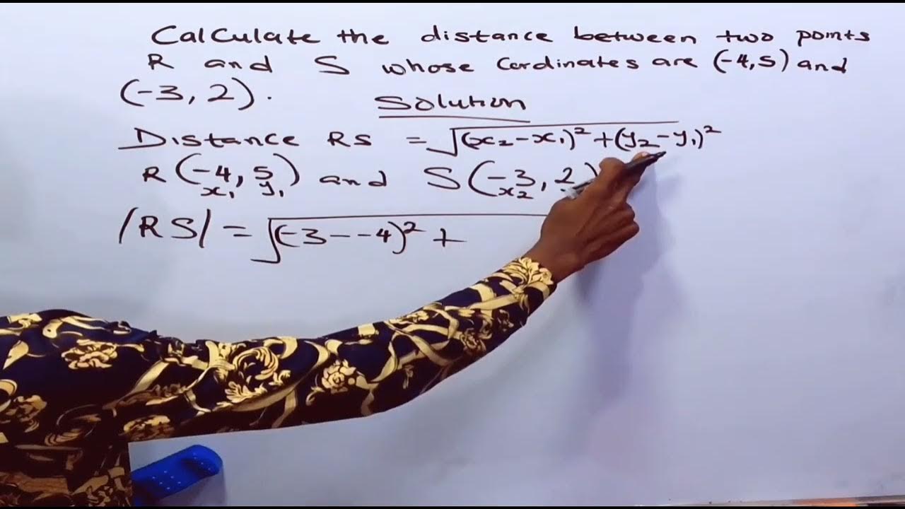 Distance Between two Points - YouTube