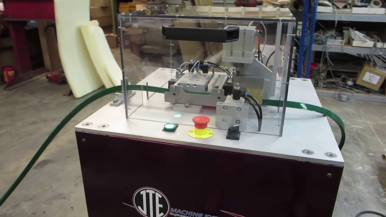 JTE V-guide Notching/ Punch Machine-v2 - YouTube