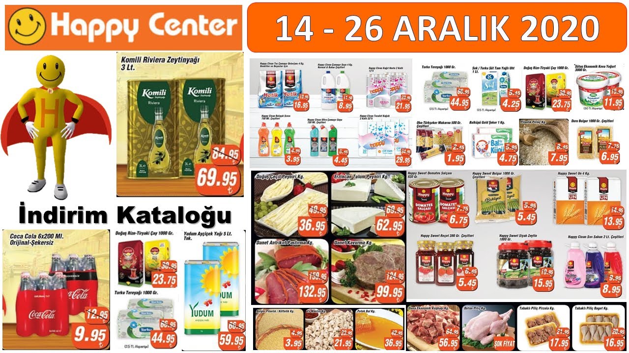 HAPPY CENTER | 14 - 26 Aralık 2020 İndirim Kataloğu | Ayçiçek ...