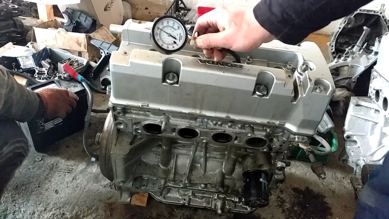 проверка мотора K20A4 Honda - YouTube