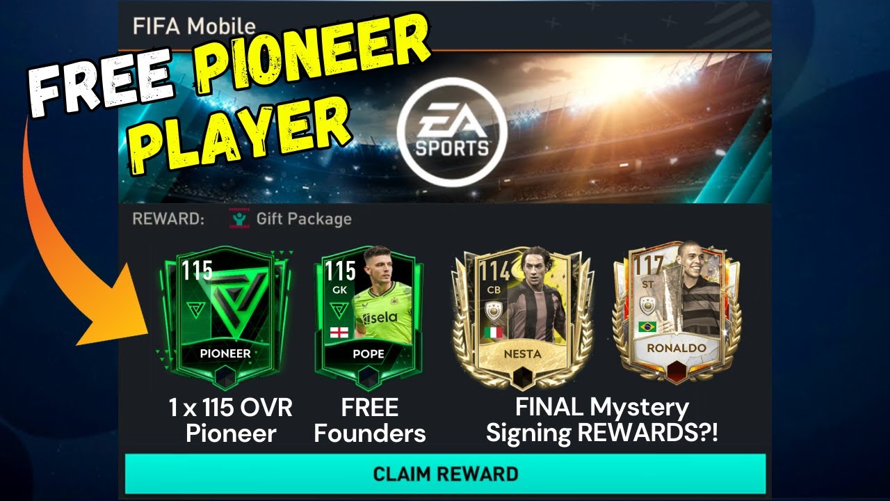 New Gift Package: FREE 112-115 OVR Founder, 115 OVR Pioneer and FINAL ...