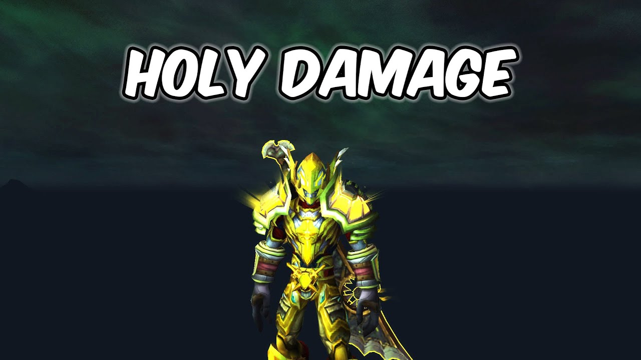 Holy Damage - Holy Paladin PvP - WoW BFA 8.1.5 - YouTube