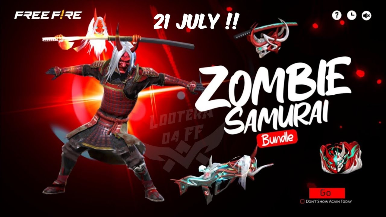 Zombie Samurai Bundle Return 🤯💥 | Next Universal Ring Event | Free Fire ...