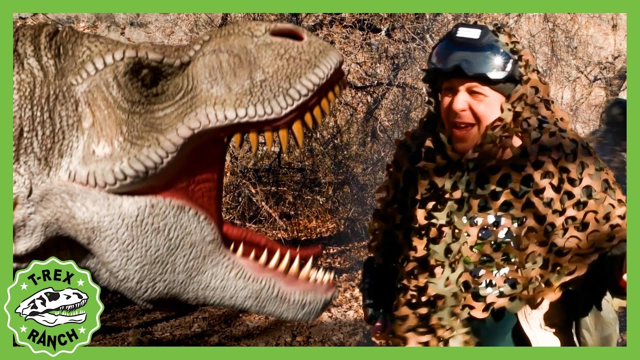 ☠️ Giant-Sized T-Rex Attacks Park Ranger LB ☠️ | 🦖🦕 T-Rex Ranch ...
