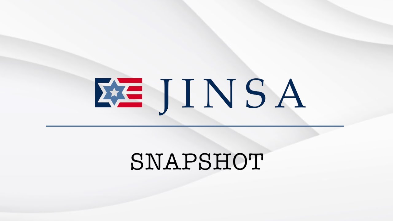 JINSA Snapshot: Insights from Israel (10/24) - YouTube