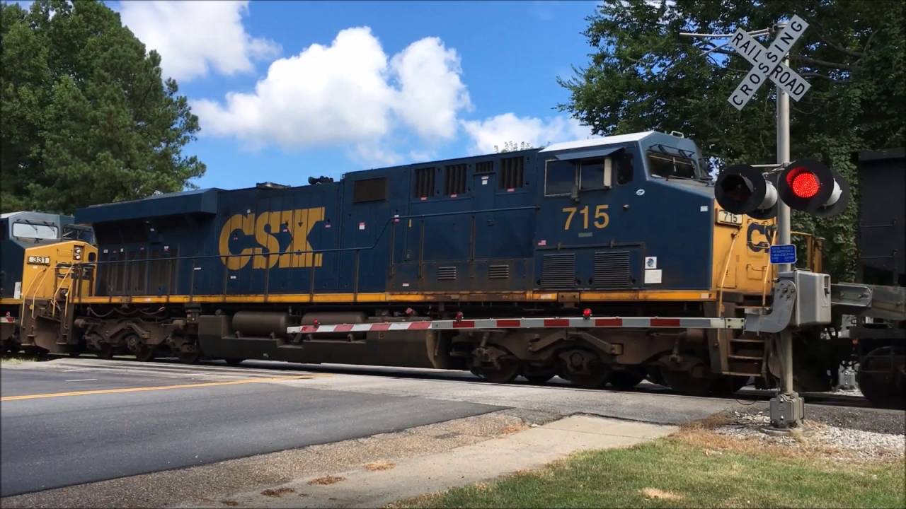 Railfanning The CSX Peninsula Subdivision In Williamsburg, VA - YouTube