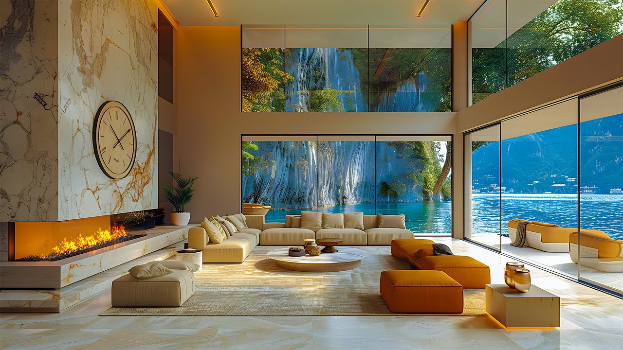 Winter Jazz Background Music And Fireplace Sound - Jazz Music In A ...