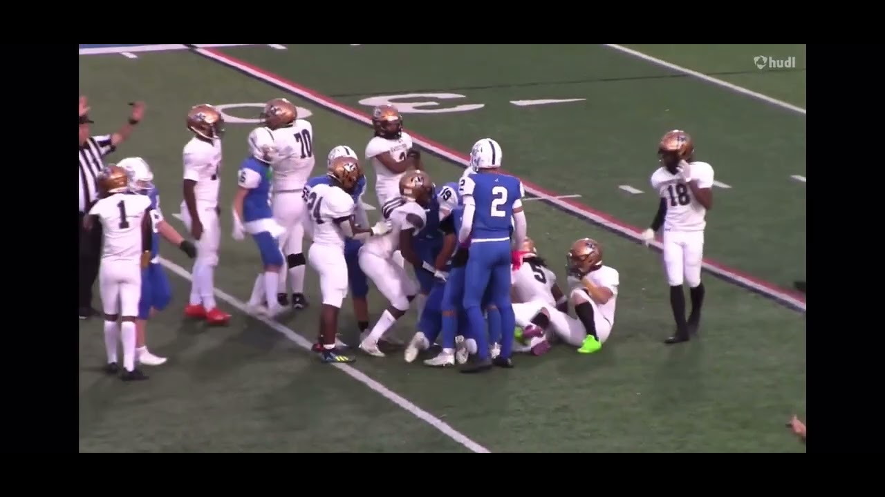 Dominic Nucci 10th Grade #28 Grand Island Varsity Football Highlights ...