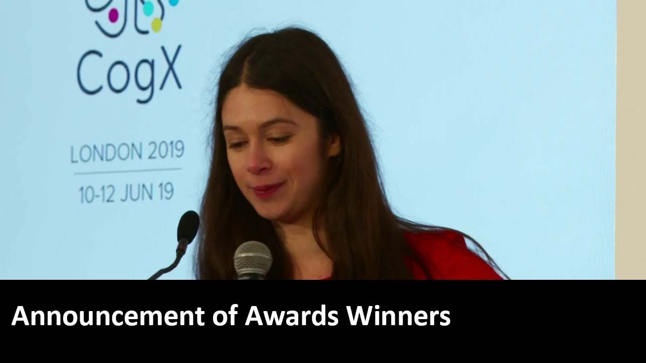Announcement of Awards Winners | CogX 2019 - YouTube