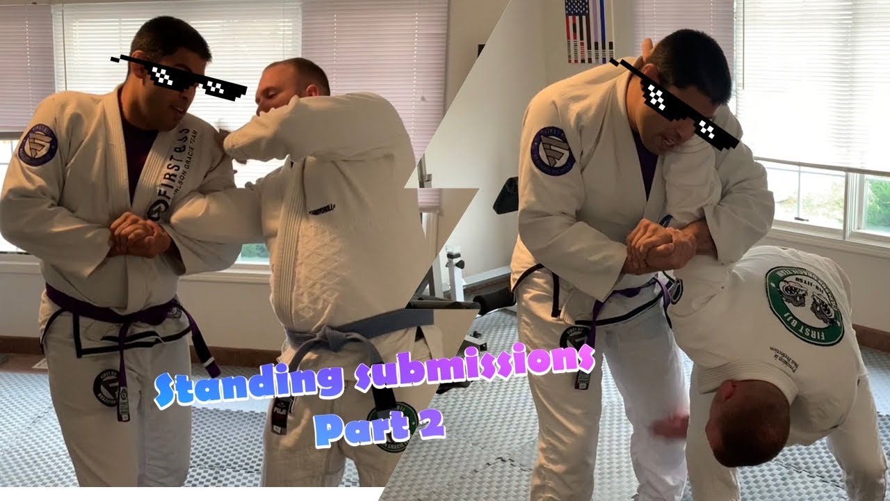 Standing violin armbar and standing americana - YouTube