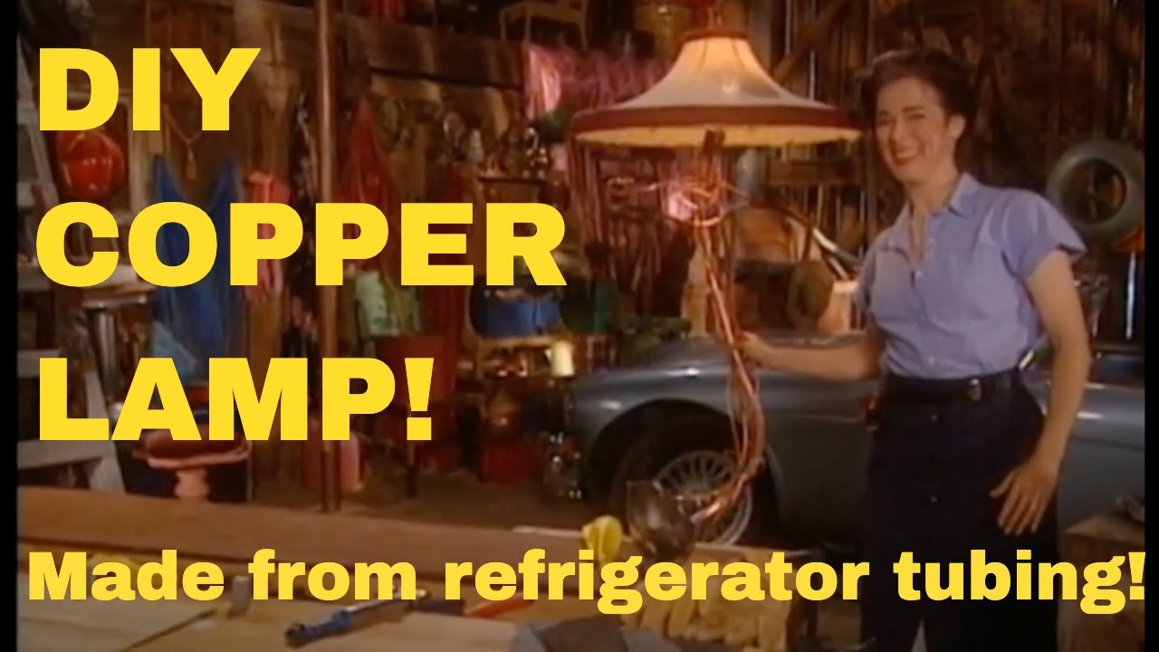 DIY: Transform copper tubing into a wildly charming lamp! - YouTube