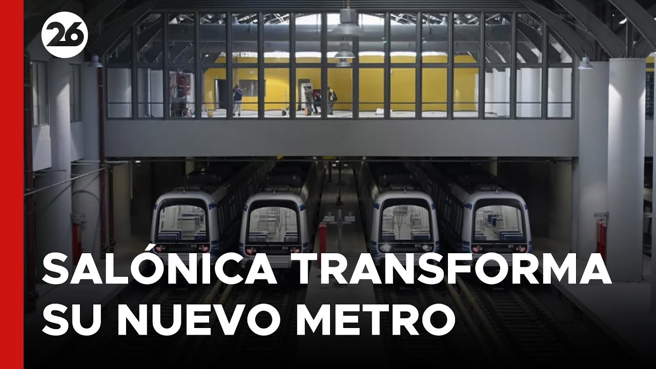GRECIA | Salónica transforma su nuevo metro - YouTube