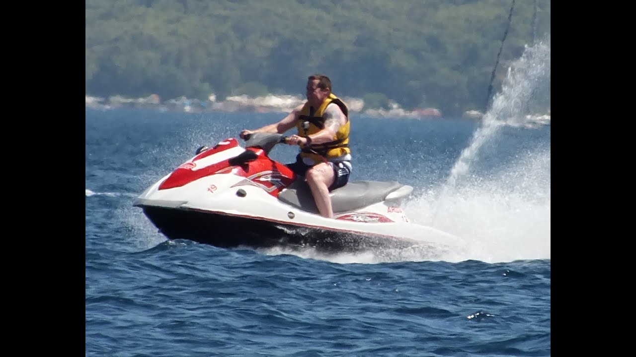 Jet Skiing - Icmeler Turkey - August 2014 - Gopro Chest Mount - YouTube