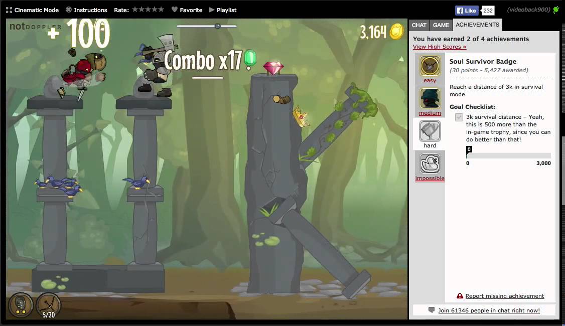 Rogue Soul 2 Walkthrough (Easy, Medium, Hard and Impossible Badges ...