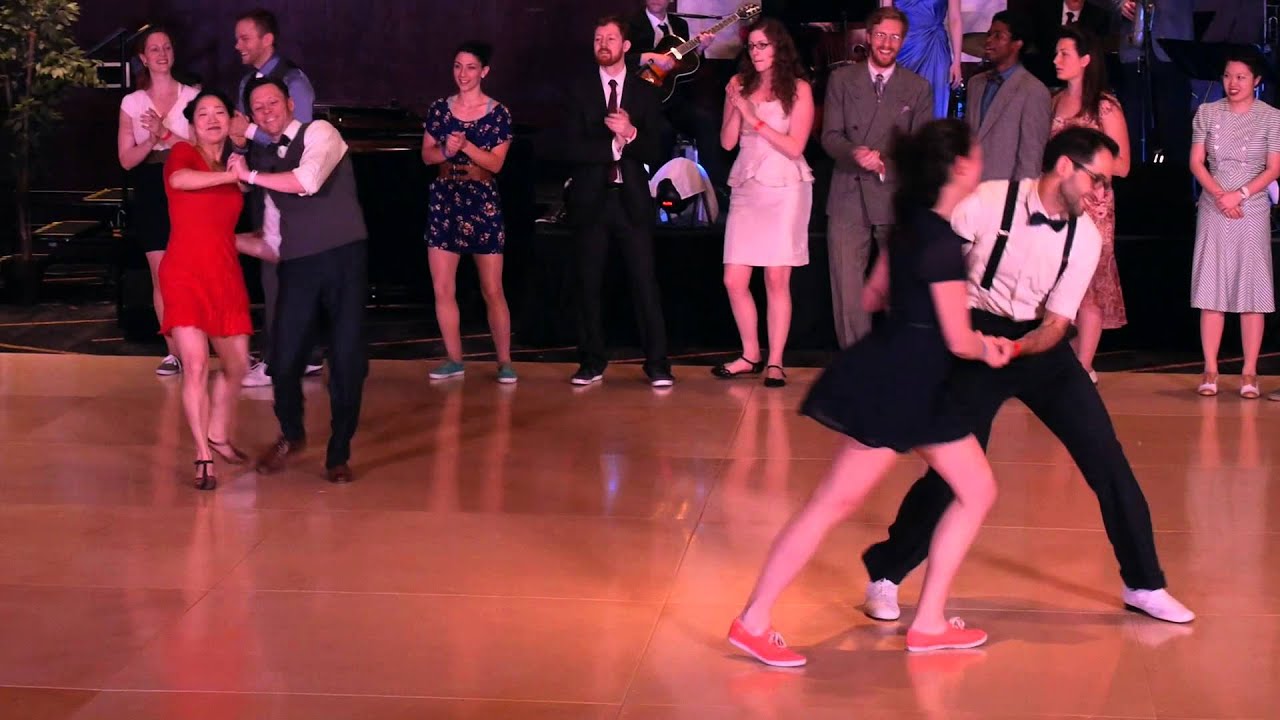 Lindyfest 2014 - Open Strictly Lindy Hop Finals - YouTube