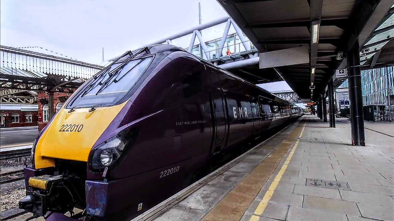 Mind the doors; doors closing, and steadily off to London! EMR Class ...