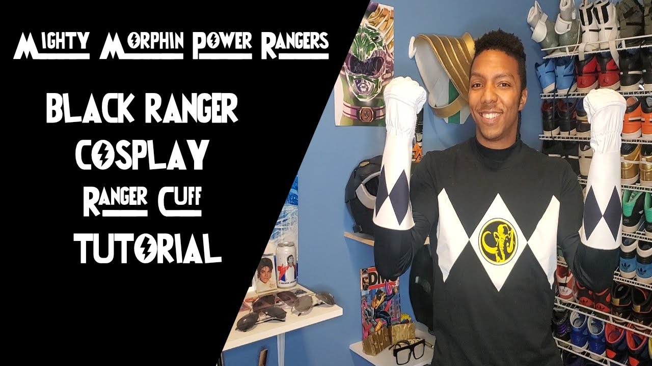 Mighty Morphin Power Rangers Cuff Tutorial | Method 2 - Marine Vinyl ...