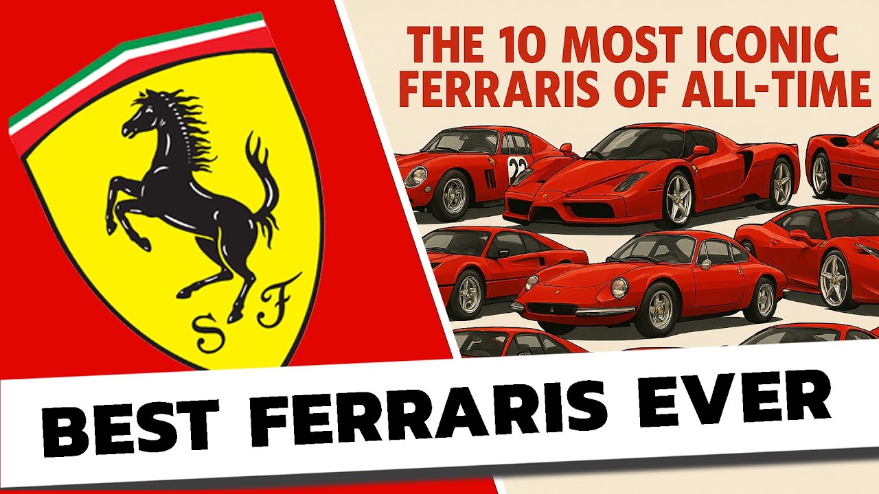 Top 5 Most Iconic Ferrari Cars Ever [Motoring Opinion] - YouTube