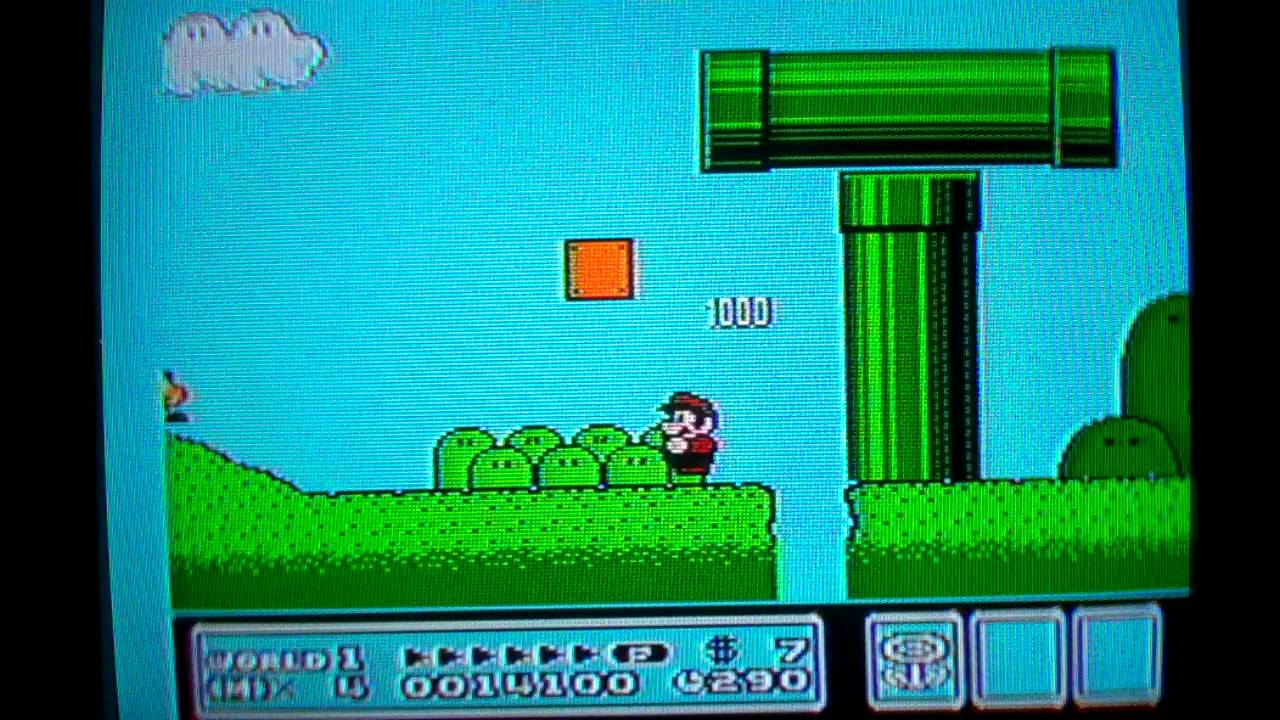 SUPER MARIO BROS 3 NES GAME REVIEW (w-1,levels 1- 3 plus 2 mini games ...