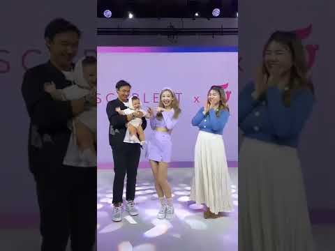 Nayeon 'Pop' challenge with baby Bible so cute🥺ft Felicya Angelista,Caesar Hito#shorts#twice#nayeon