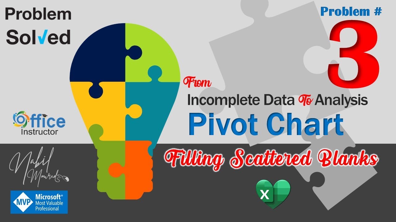 From Incomplete Data To Pivot Table and Chart - Filling Scattered ...