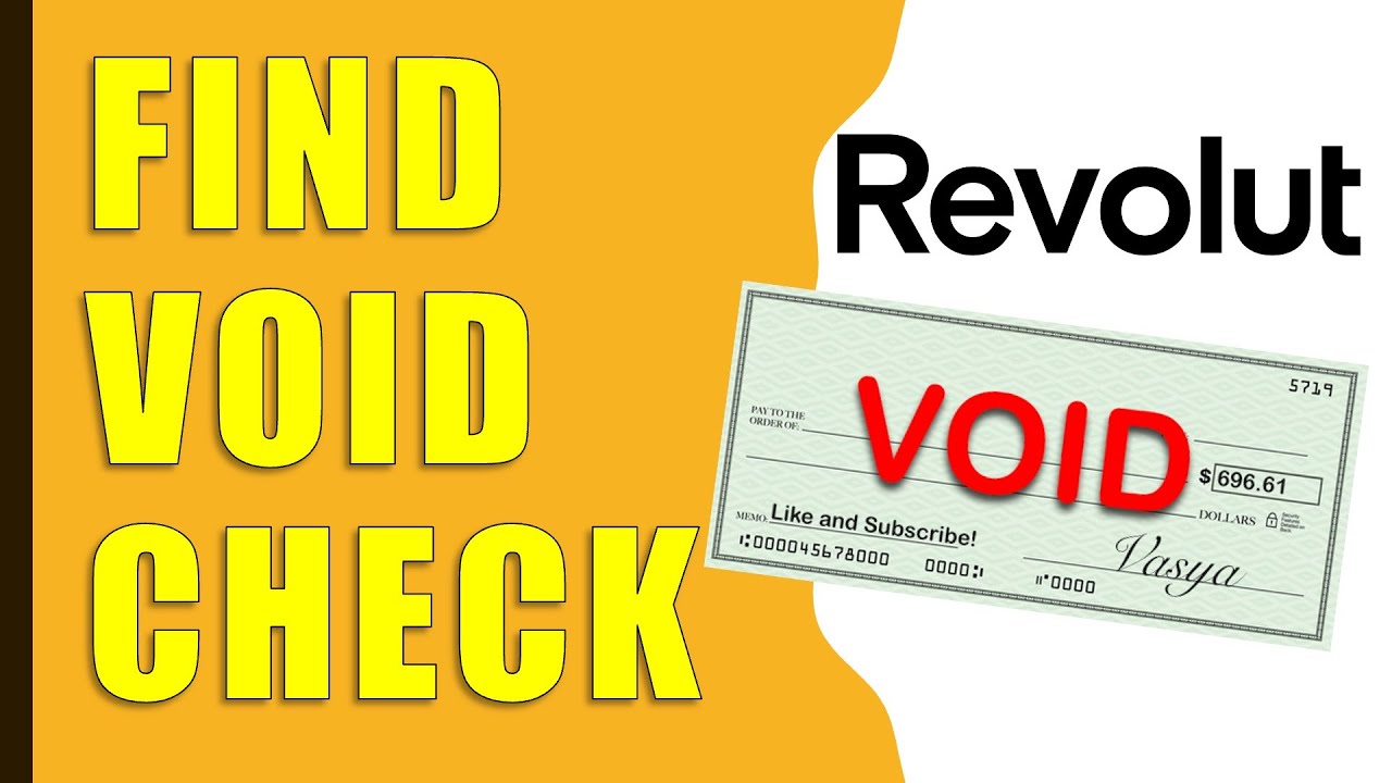 How to Find VOID Check for Revolut? - YouTube