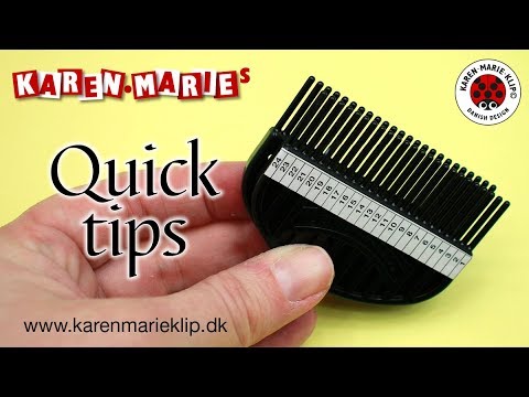 Quilling Double Comb (Quick Tip) - Karen Marie Klip & Papir