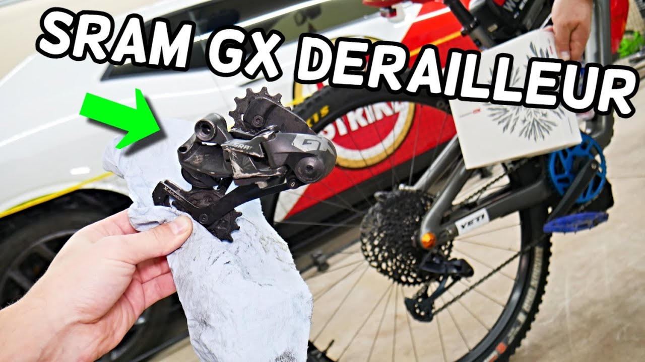 HOW TO REPLACE SRAM GX DERAILLEUR 11 12 SPEED - YouTube