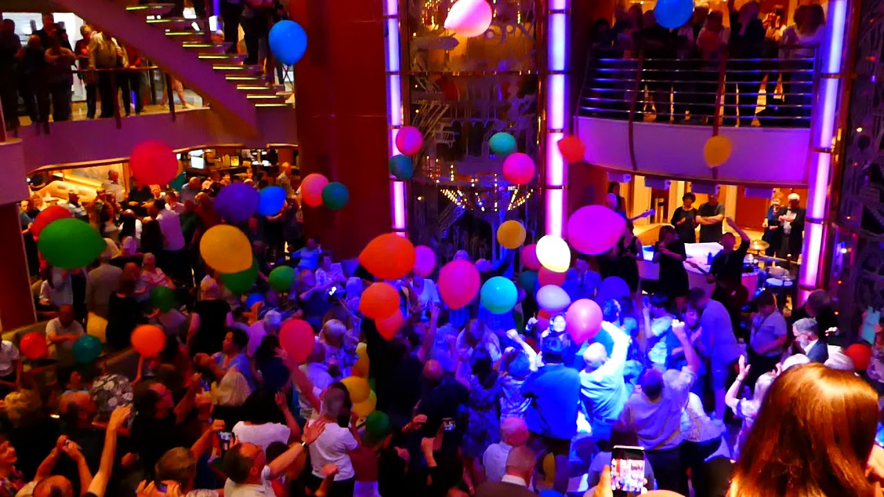 P1430489 MP4 Balloon drop Sapphire Princess June 2019 Baltics - YouTube