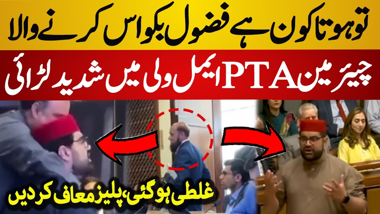 ANP Leader Aimal Wali & Chairman PTA Fight in Senate | Aimal Wali vs ...