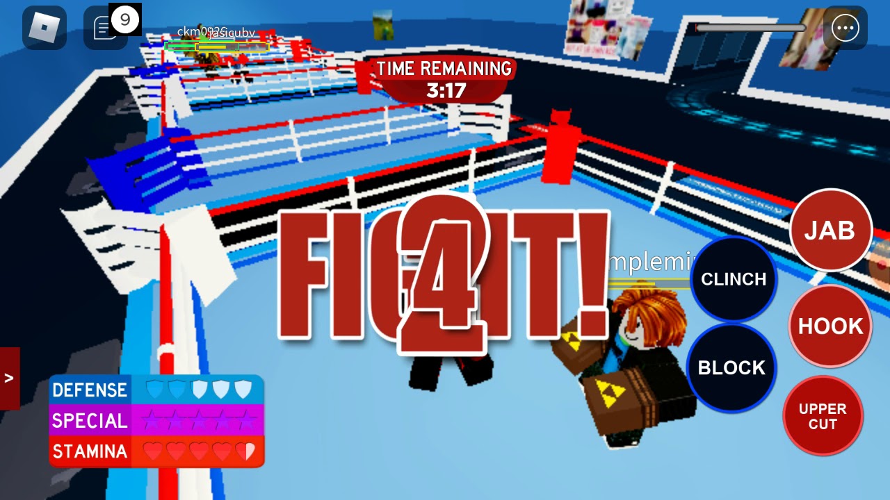 Roblox 《ro boxing》youtuber大作戰但是roblox彈我出去 - YouTube