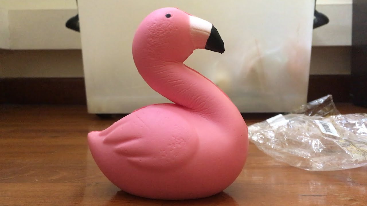Squishy (Pink flamingo from Shopee) - YouTube