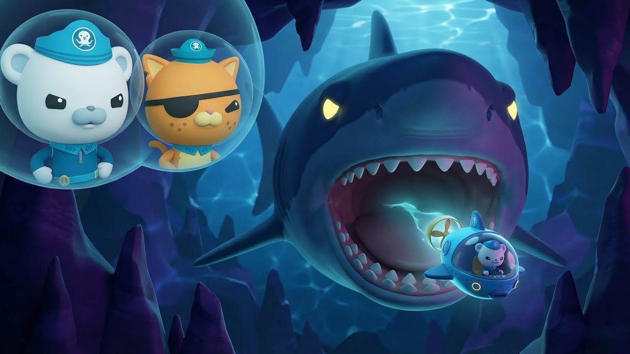 Octonauts: The Lost ROV Recovery 🤖 Deep Sea Megalodon Mystery & Cave ...