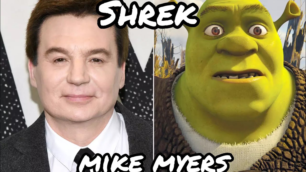 Shrek cast and the voice behind the scenes - YouTube