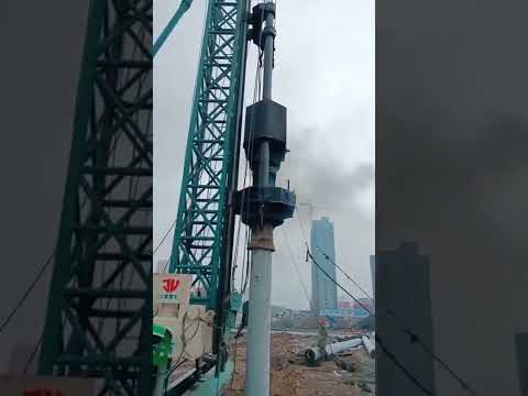 How to install precast pile|precast concrete piles | shorts - YouTube
