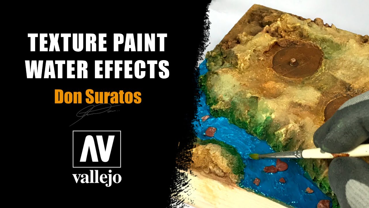 TEXTURE PAINT "WATER EFFECTS" by Don Suratos 💧💦 - YouTube