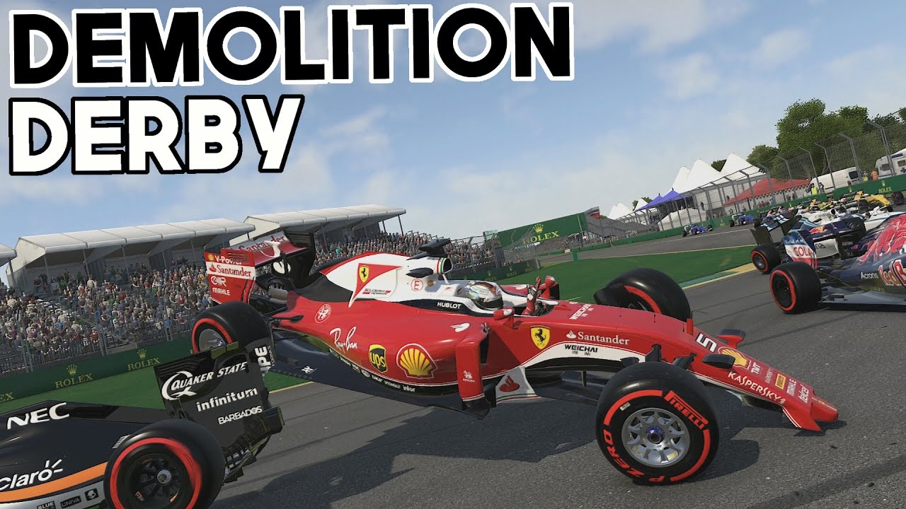DEMOLITION DERBY - F1 EDITION - YouTube