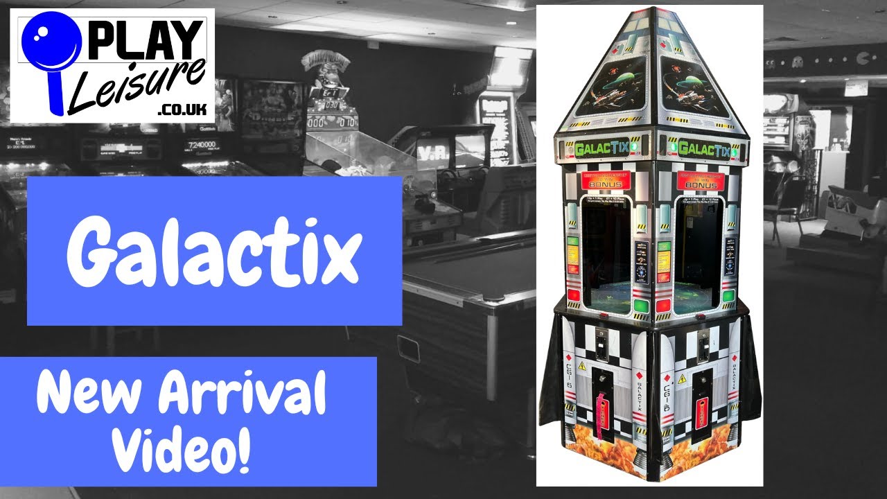 Fly to the moon of tickets! It's the Galactix Arcade Machine... - YouTube