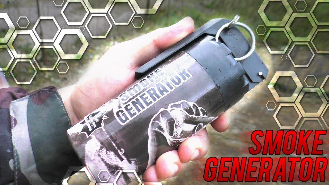 Smoke Generator - Czyli Czarny Granat dymny TXF932-8 - YouTube