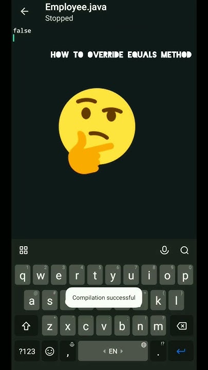 How to override equals method in #java - YouTube