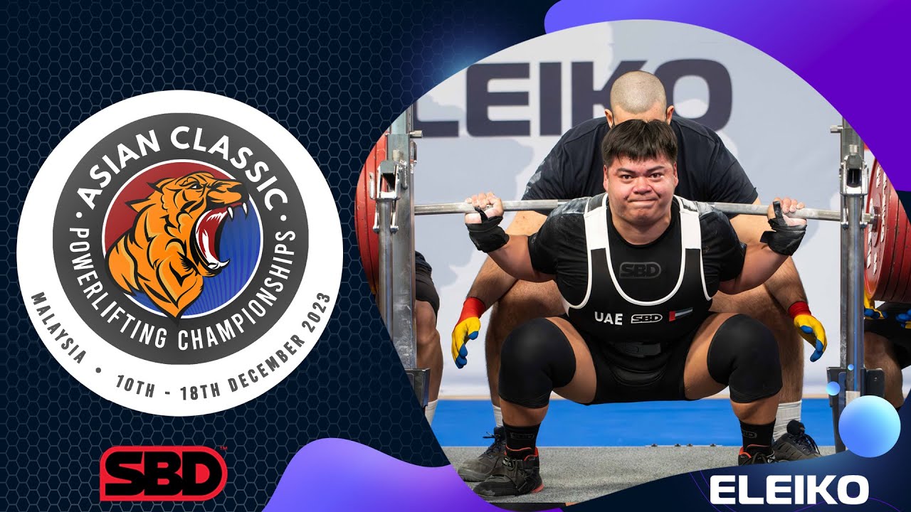 Asian Classic Powerlifting Championship 2023 - Men 53kg - 66kg Junior ...