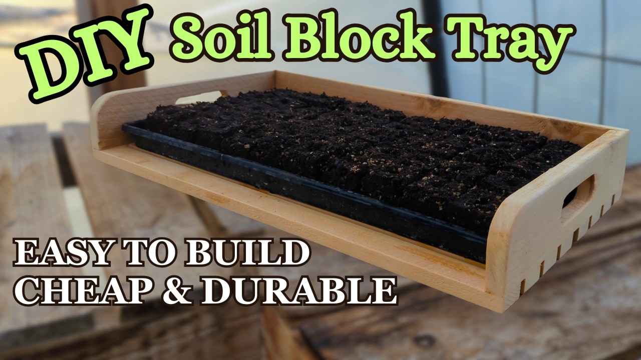 DIY Garden Hack - Make A Professional Soil Tray For CHEAP - YouTube