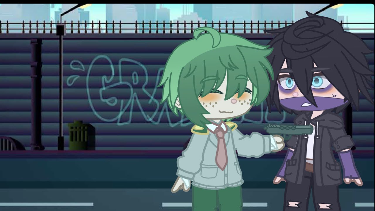 You k!ll that man right there | unhinged Deku | mha | gacha club | 1k ...