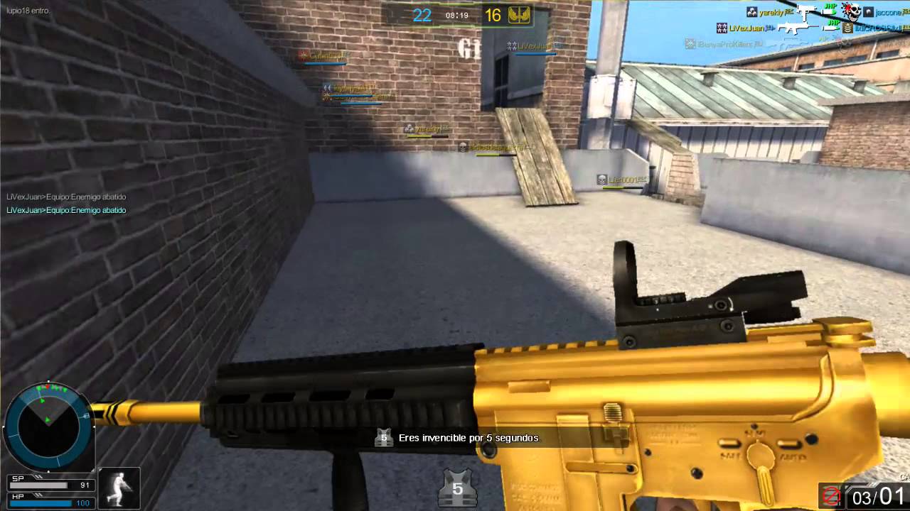 op7 gameplay m4 partes doradas duelo por equipos - YouTube