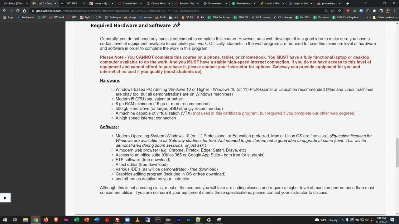 Web Programming - Unit 0 Getting Started Topics - Fall 2022 - YouTube