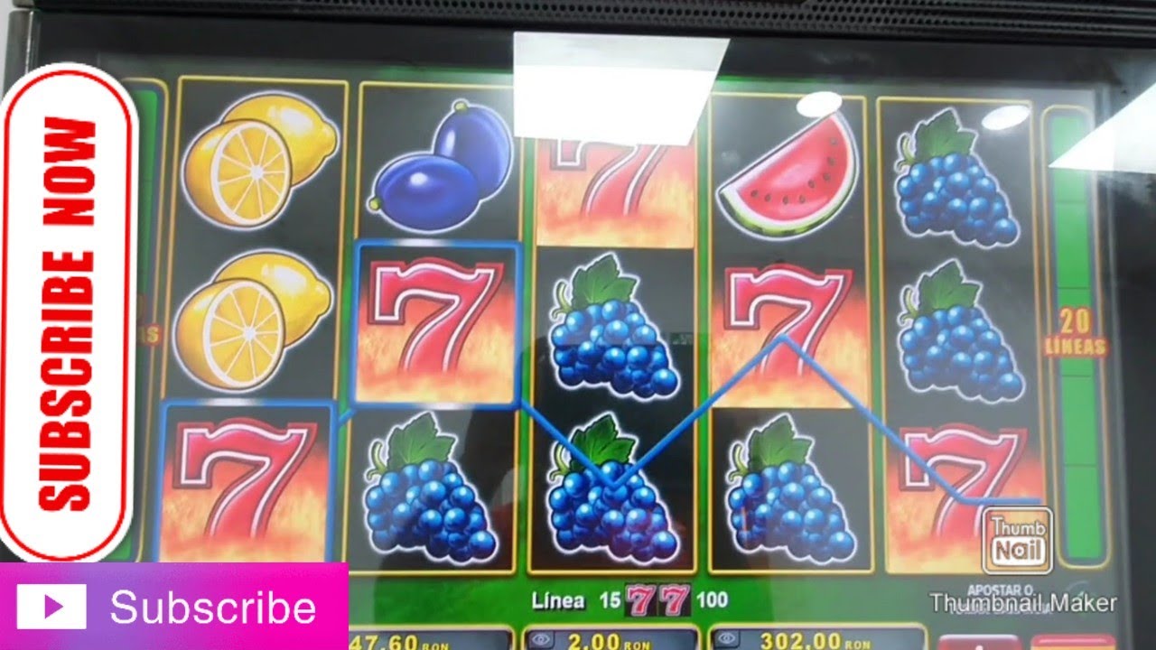 BURNING HOT FRUITS SLOT MACHINE BET 2OO BIG WIN- PĂCĂNELE - YouTube