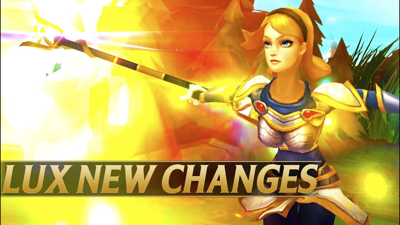 LUX NEW PASSIVE, Q & E CHANGES - League of Legends - YouTube