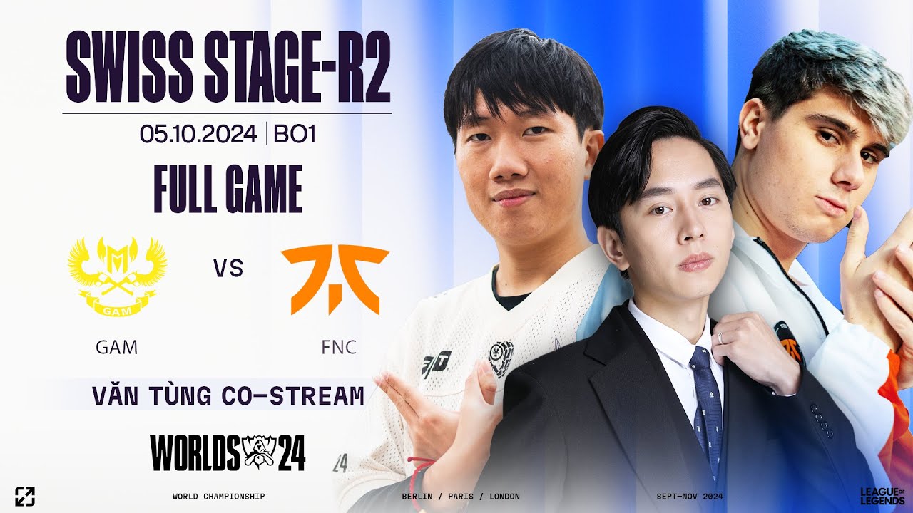 CKTG 2024: GAM vs FNC FULL GAME | VÒNG SWISS STAGE [ROUND 2] - YouTube
